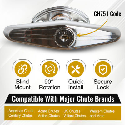 Trash Chute T Handles and Laundry Chute Door - Pro Chutes