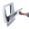 15 x 18 Trash Chute Doors - Stainless Steel Bottom Hinged Fire Rated ...