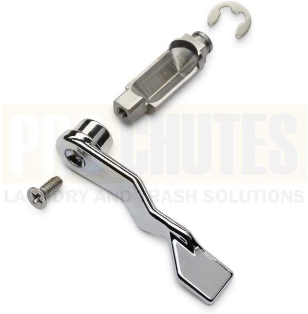 Trash Chute Thumb Latch Trigger Handle for Bottom Hinged Door with 1-5/ ...