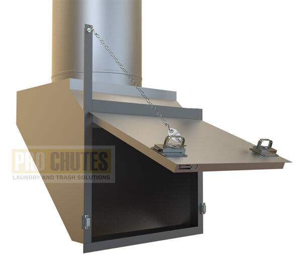 Laundry Chute Hopper Discharge Door 24"x30" Top Hinged - Complete ...