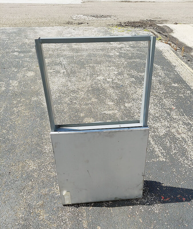 24 Inch Diameter Trash Chute Discharge Door - Horizontal Rolling ...
