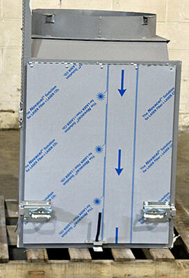 Laundry Chute Hopper Discharge Door 24"x30" Top Hinged - H Type ...
