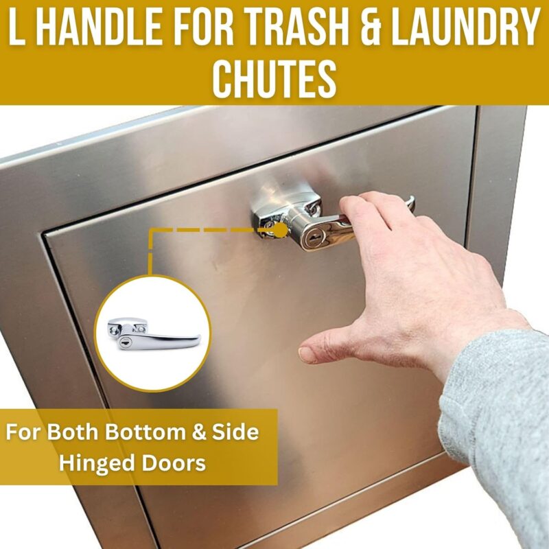 Trash Chute ADA L Handles and Laundry Chute Door - Pro Chutes