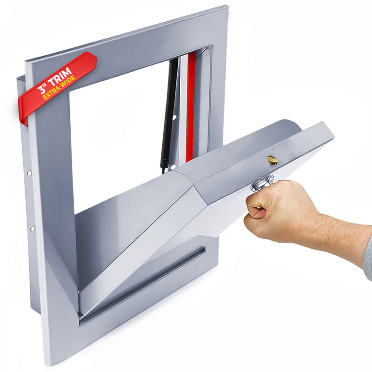 15 x 18 Trash Chute Doors - Universal - Stainless Steel Bottom Hinged ...